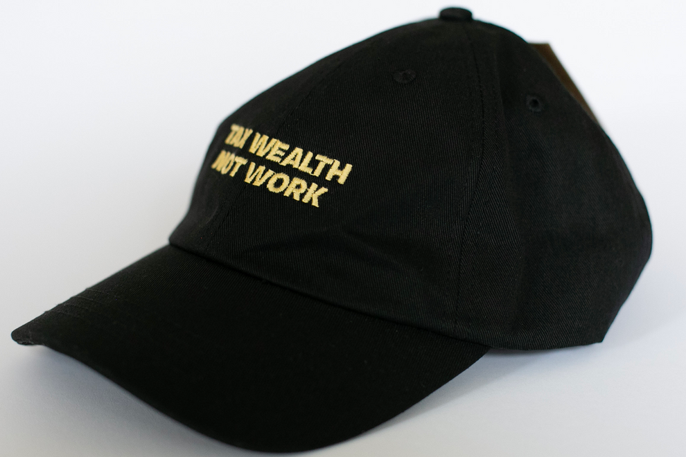 Tax Wealth Not Work BASEBALL CAP – @garyseconomics